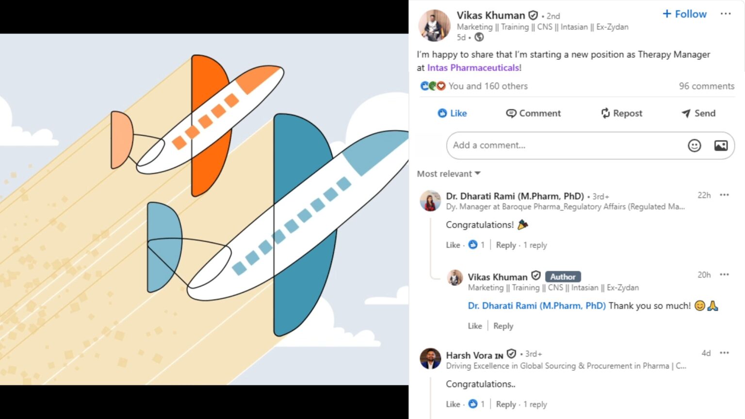 Vikas Khuman steps into the role of Therapy Manager at Intas ...